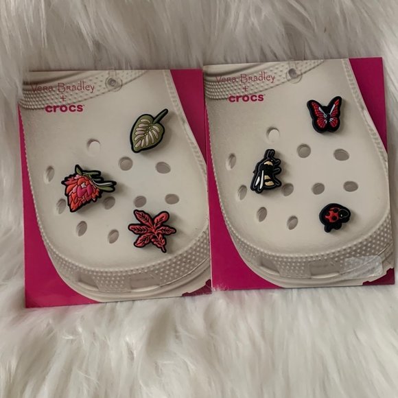 CROCS | Shoes | Vera Bradley X Crocs Tropical Creature Jibbitz Packs New 6 Pieces | Poshmark